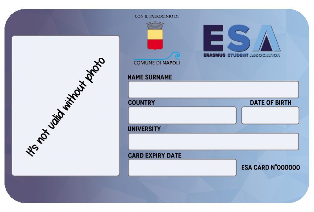 Erasmus Napoli - ESA Napoli | Esa Card